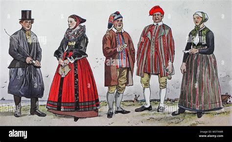 Fashion Clothes In Denmark Folk Costumes In The Modern History From