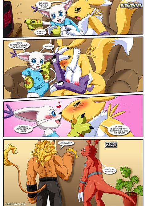 Rule 34 Big Breasts Comic Dialogue Digihentai Digimon Digimon Species Digimon Adventure