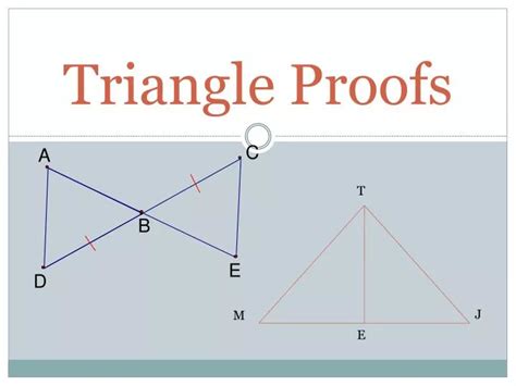 PPT Triangle Proofs PowerPoint Presentation Free Download ID