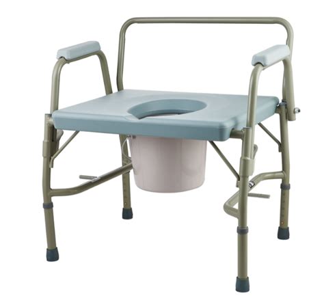 Bariatric Drop Arm Commode Top Gun Mobility