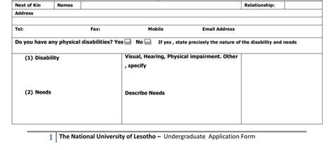 Nul Application Form ≡ Fill Out Printable Pdf Forms Online