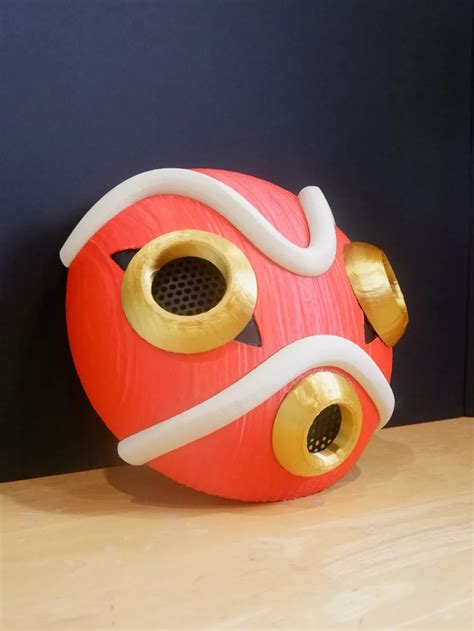 Princess Mononoke Mask With Accessory Pack Free 3d Print Model