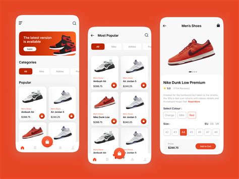Shoes E Commerce App Ui Design