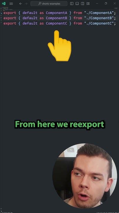 Reactjs Tip Re Export Components From Indextsx Barrel Exports