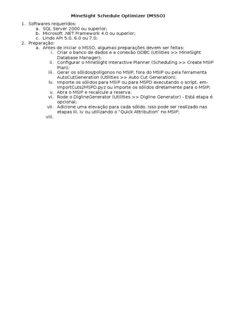 Minesight Schedule Optimizer Pdf