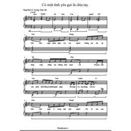 C M T T Nh Y U G I L Chia Tay T Ng Ph C X Nhi Piano Sheet