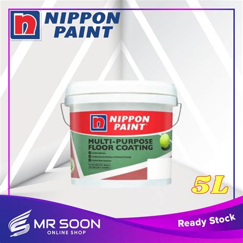 Nippon Paint Multi Purpose Floor Coating Paint 5l Cat Lantaicat