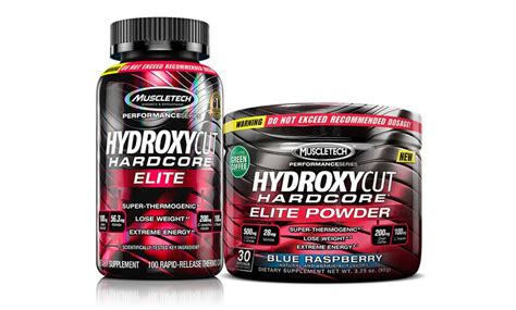 Hydroxycut Hardcore Elite Weight Loss Pill And Powder Bundle Groupon