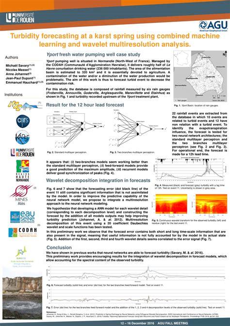 Pdf Prediction Of Spring Discharge By Neural Networks Using Orthogonal Wavelet Decomposition