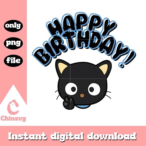 Chococat Happy Birthday Png Sanrio Movie Png Cartoon Characters Png