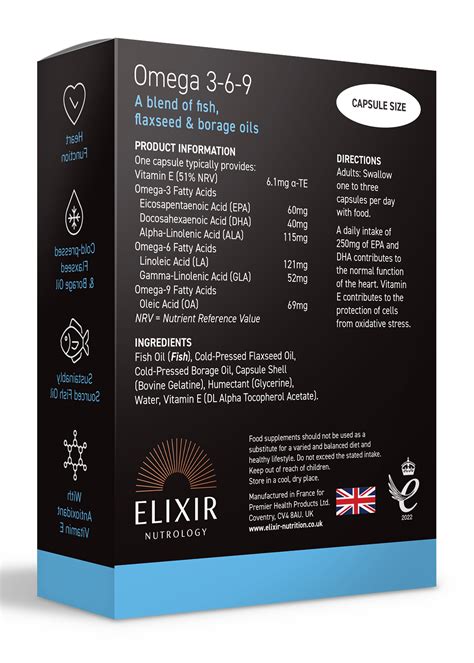 The Elixir Nutrology Supplement Range