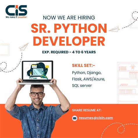Cis Hr Anu On Linkedin Python Indorejobs Immediatejoiner Django