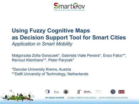 Using Fuzzy Cognitive Maps As Decision Support Tool For Smart Cities