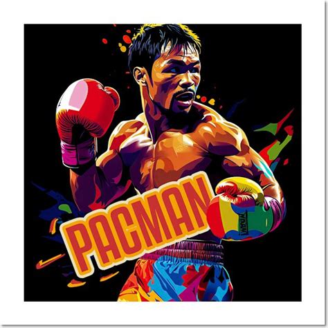 Manny Pacquiao Pacman Boxing Champion Philippines By Ken Savana Boxing Champions Art Prints