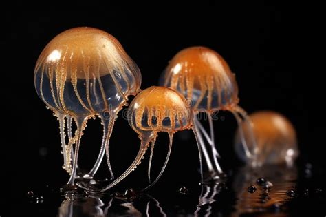 Pseudopodos De Amebas Que Se Estiran En Gota De Agua Stock De Ilustración Ilustración De