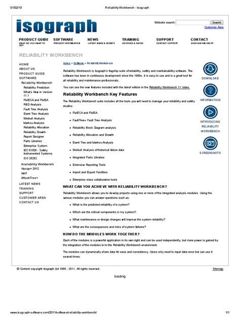 Reliability Workbench Isograph Pdf Reliability Engineering Computer Engineering