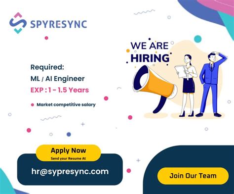 Spyresync On Linkedin Hiringalert Applynow Python Ml Ai Lahore