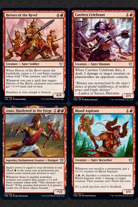 Gallia Of The Endless Dance Satyr Commander Deck Gruul Magic Mtg Ready