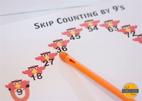 FREE Skip Counting Posters 2s-10s
