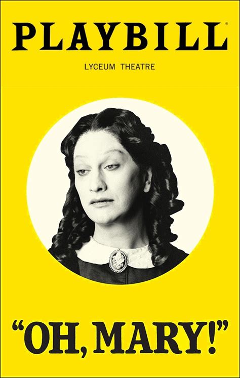 Oh Mary Broadway Lyceum Theatre 2024 Playbill
