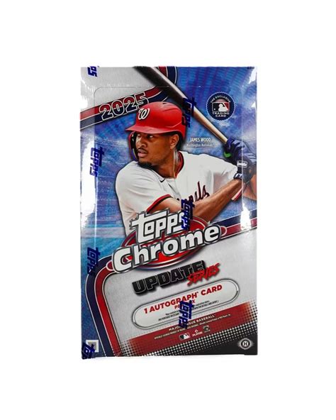 Topps Chrome Mlb 2025 Update Series Baseball Hobby Box Kmart