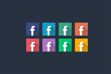 Flat Facebook Icon