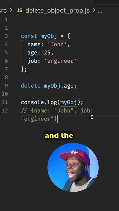 How To Delete Object Properties In Javascript Youtube