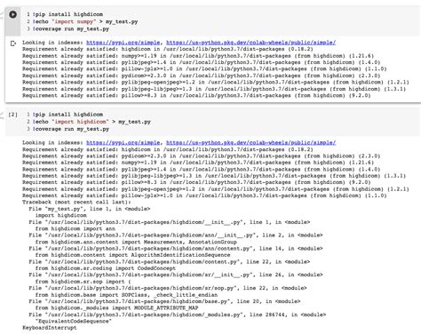 Compatibility With `coverage` · Issue 188 · Imagingdatacommons