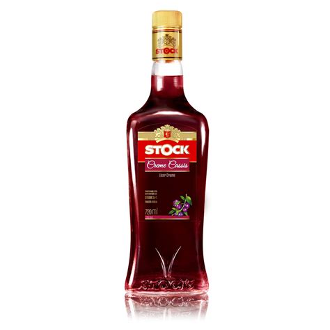 Licor Creme De Cassis Stock 720ml Fabricado No Brasil Alta Qualidade