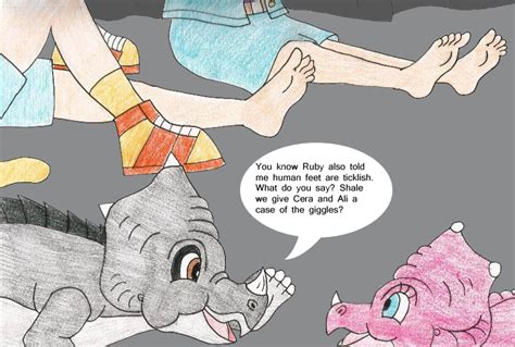 Lets Tickle Ali And Cera Tricia By Animedino1 On Deviantart