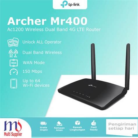 Jual Router Tp Link Archer Mr Ac Wireless Dual Band G Lte Unlock Mr Jakarta Barat