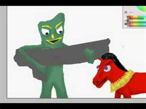 Evil Gumby Speed Painting Youtube