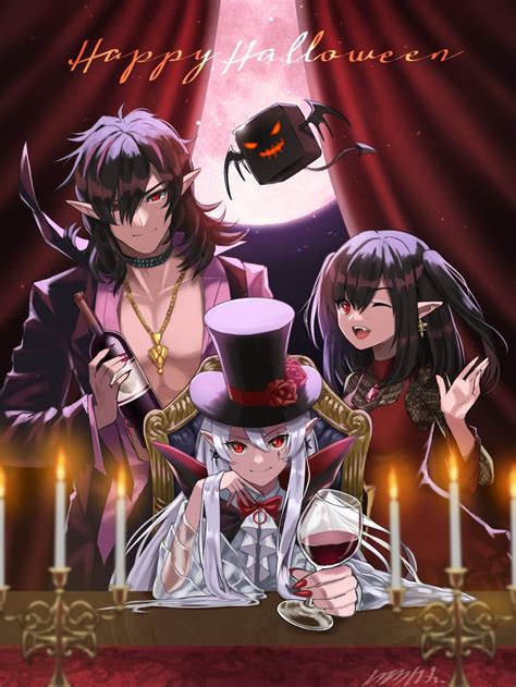 Warfarin Closure Lambda And Midnight Arknights Drawn By Memetaroh