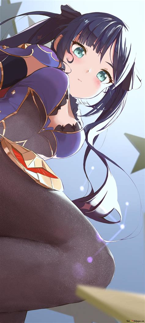 Pretty Hot Witch Mona Genshin Impact 4k Wallpaper Download