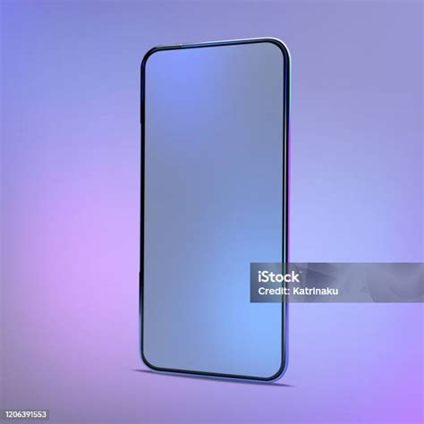3d 사실적인 다채로운 스마트 폰 모형 인포그래픽 및 Ui 디자인을 위한 템플릿입니다 빈 디스플레이 격리 템플릿 전화 프레임 벡터 휴대 전화 개념 3차원 형태에 대한 스톡