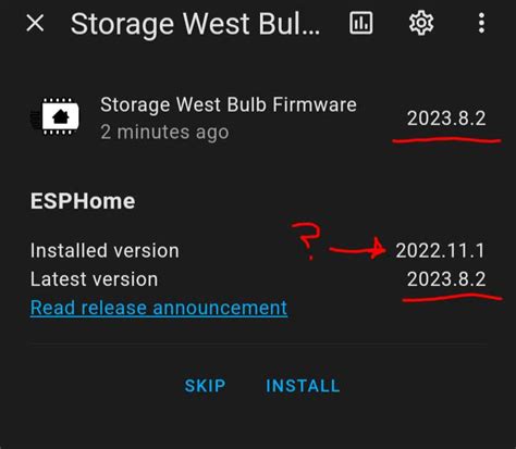 Kauf Bulbs And Esphome Have The Latest Firmware But Esp Home Keeps