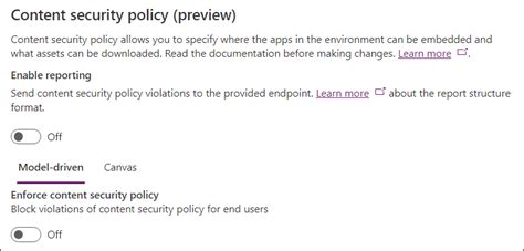 Content Security Policy Power Platform Microsoft Learn