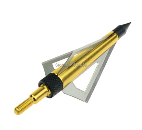Hunting Broadhead 6pcs Arrow Tips Steel Archery Arrowhead 125grain Fit