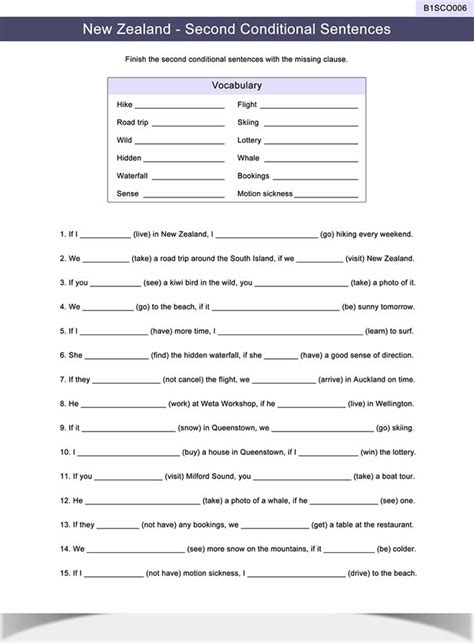 Second Conditional Worksheet B1sco006 Esl Efl Classroom Material