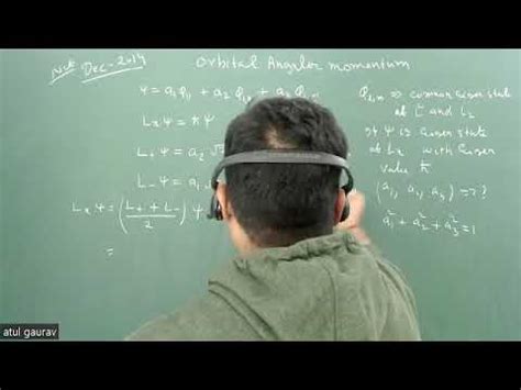 Lecture Angular Momentum Video Lecture Quantum Mechanics For GATE GATE Physics