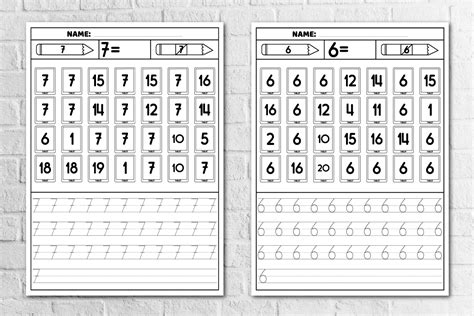 Back To School Activities Number Recognition Worksheets 1 20 Number Writing Practice