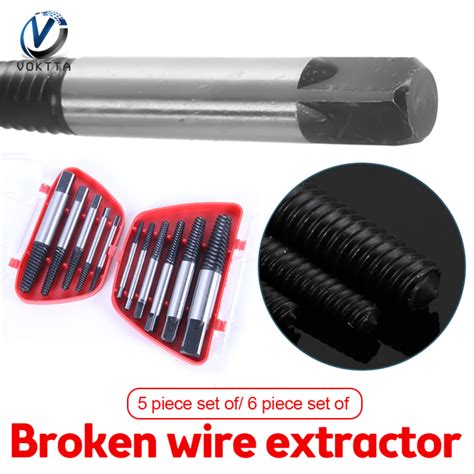 Voktta Screw Extractor Screw Extractor Tool Set Extractor Bit Set For