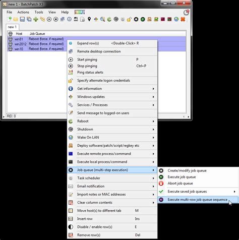 Basic Multi Row Queue Sequence
