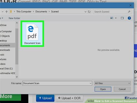 How To Edit A Scanned Document With Pictures WikiHow