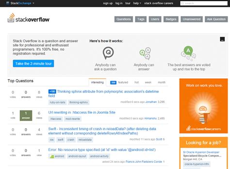معرفی سایت Stack Overflow استک اورفلو
