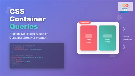 Css Container Queries Complete Guide To Container Rule And
