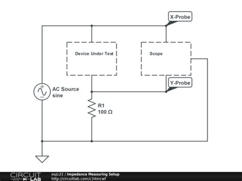 Impedance Measuring Setup CircuitLab