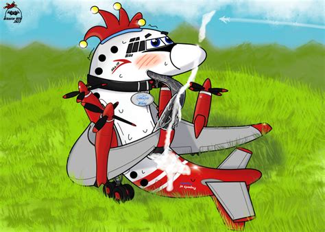 Rule 34 Absurd Res Aircraft Airplane Big Penis Bodily Fluids Erection