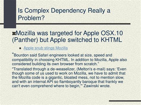 Ppt Improving Dependency Structure Of Large Software Projects Powerpoint Presentation Id1033425