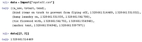 Mathematica Import Large Integers From Csv Stack Overflow